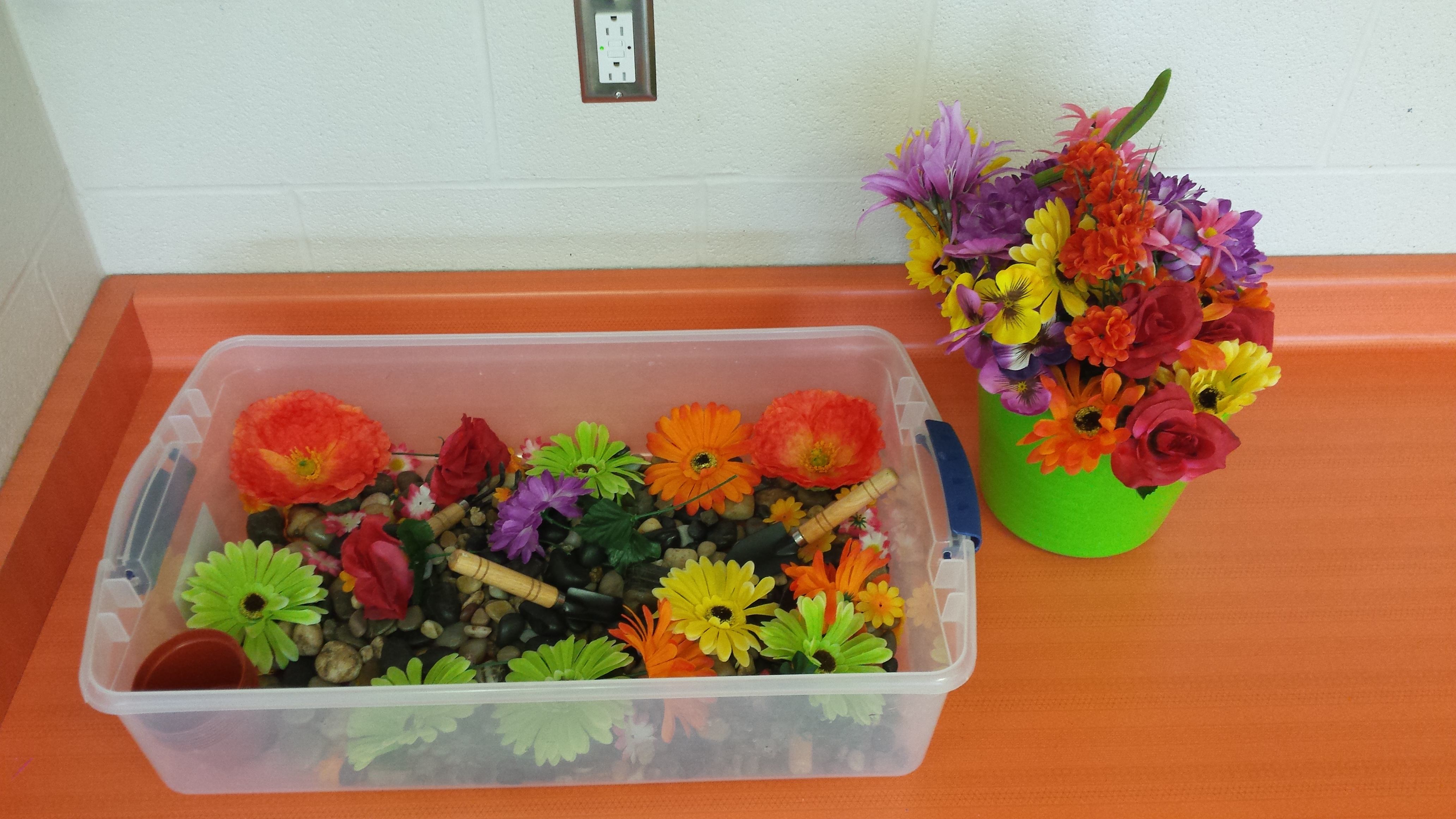 Rock Garden Sensory Bin | Creative Kindergarten