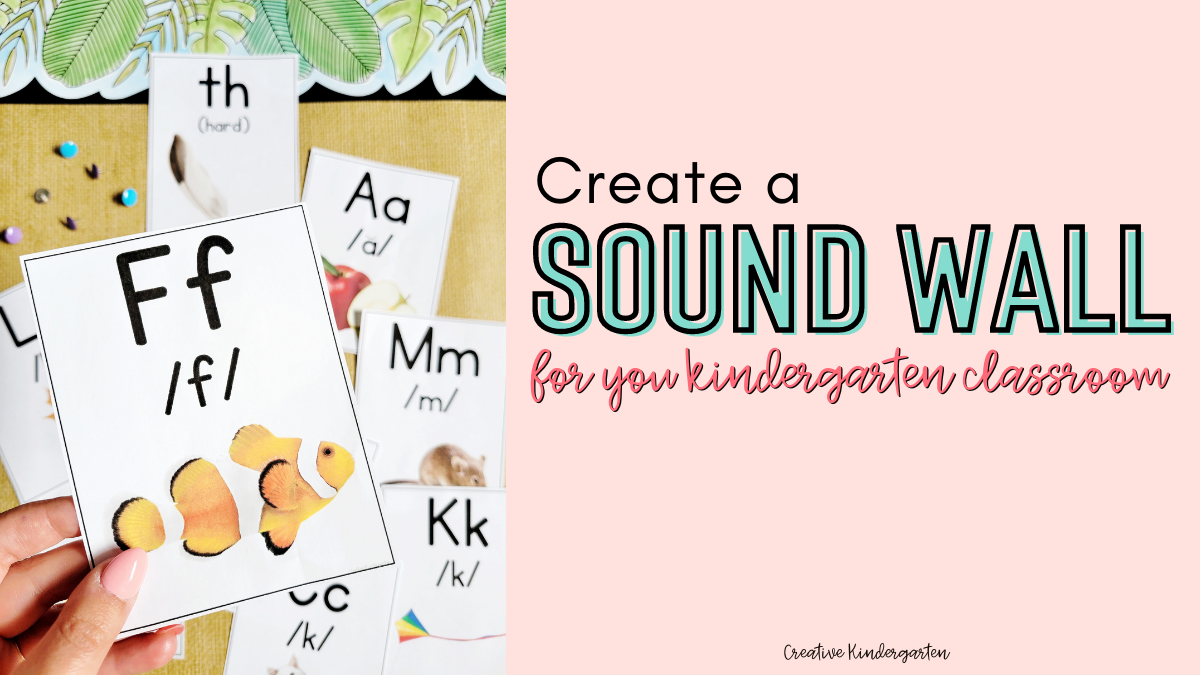 Create a Sound Wall for your Kindergarten Classroom
